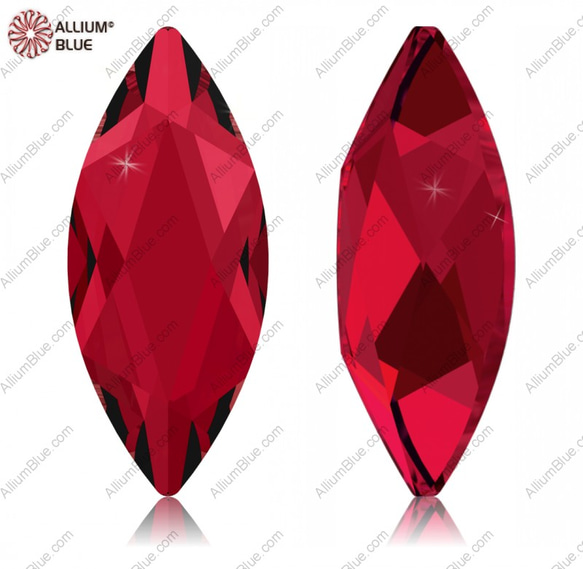 【スワロフスキー#2201】2粒 Marquise ラインストーン ホットフィックス 8x3.5mm スカーレット (2 ビジュー・クリスタル AlliumBlue.jp 通販 4722119 ...