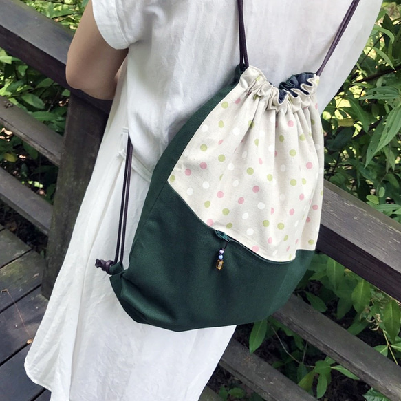 Cute drawstring backpack リュック・バックパック Shuyi 通販｜Creema(クリーマ) 4580888