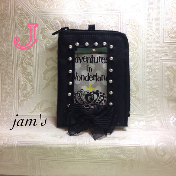 《送料無料》キッズ用ケータイケース キッズモバイルフォンケースJ Aliceシリーズ イニシャルチャーム対応 その他ケース jams ...