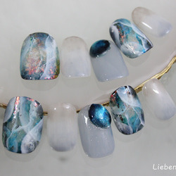 spark nuance ネイルチップ（つけ爪） LiebenBirne 通販｜Creema(クリーマ) 12623437