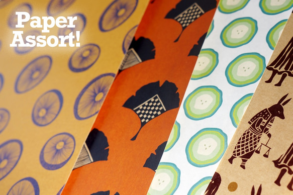 Paper Assort A4包装紙セット4種 その他雑貨 たちばな 通販 3312259｜Creema(クリーマ)