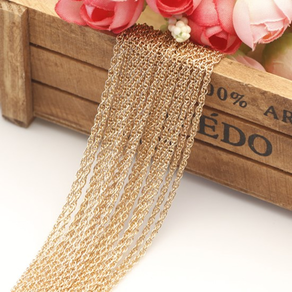 激安♪約10m入り♪デザインチェーン マートゴールド【g0249-7】 金具・チェーン Gaikicraft 通販 3838800 ...