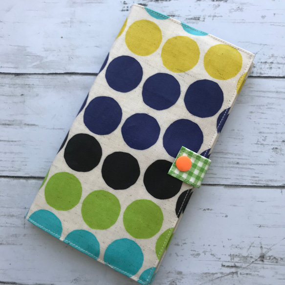 ラミネート＊カードケース（ドット・ブルー） 名刺入れ・カードケース yellow 通販｜Creema(クリーマ)