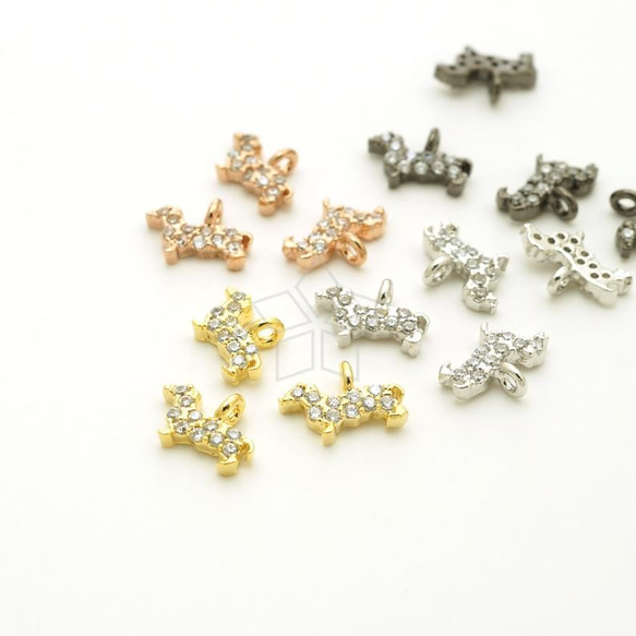 【2個入り】タイニーキュービックダックスフントチャーム、犬、クリスタル、2色選択可/PD-1559-OP チャーム BEADSMAKER 通販 ...