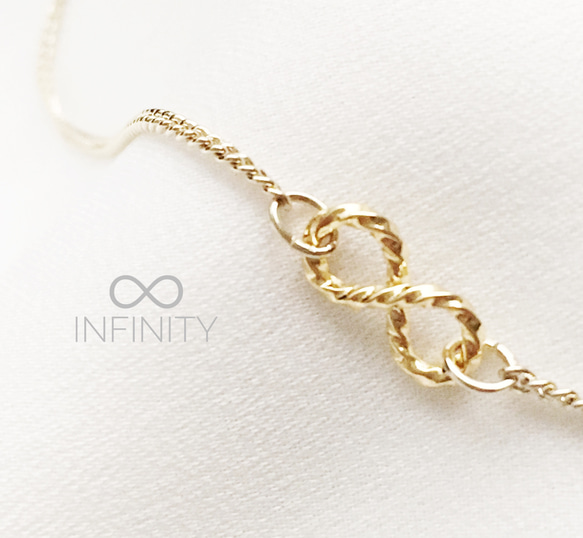 【14KGF】infinity necklace ネックレス・ペンダント JORIE 通販｜Creema(クリーマ) 6296892