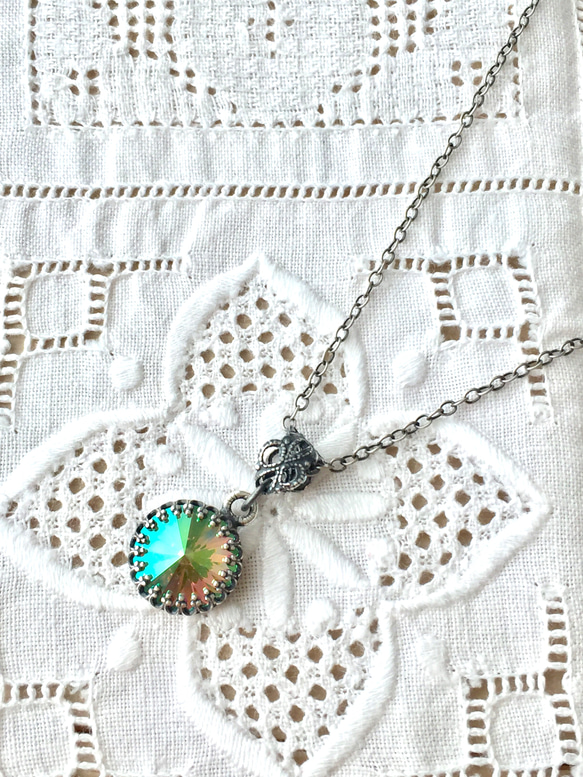 オーストリア製グラス”Twinkle Twinkle”リボリネックレス ネックレス・ペンダント ondulations 通販 5805945 ...