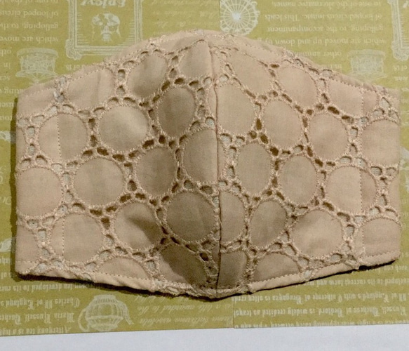 立体ガーゼマスク ペールピンクレース ️グレーチェック 大人女性サイズ その他ファッション mugimameko 通販 9512994 ...