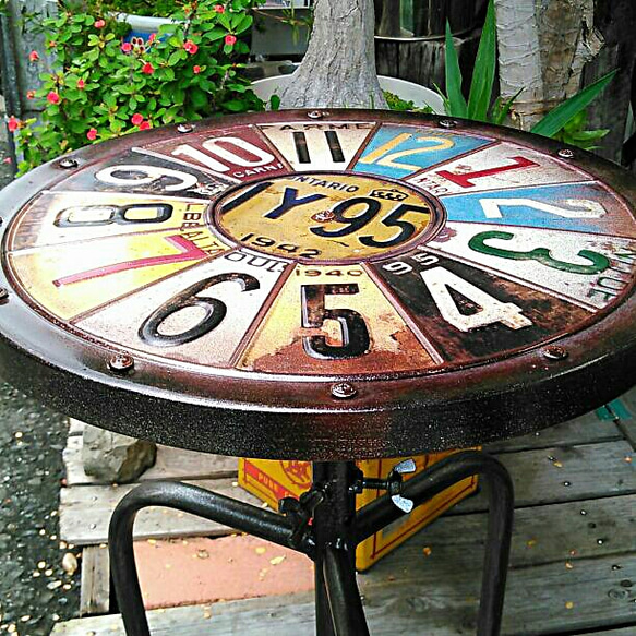 【受注生産品】 Old アメリカンstyle/ サイドテーブル &スツール/ type.d サイドテーブル Re: NAOTAROU321'S ...