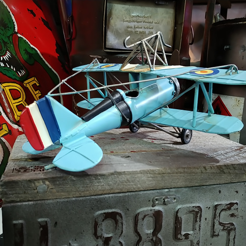 クラッシック 飛行機模型③ プロペラ機 タンデム翼/ フランス クラッシック 飛行機模型③ プロペラ機 タンデム翼/ フランス