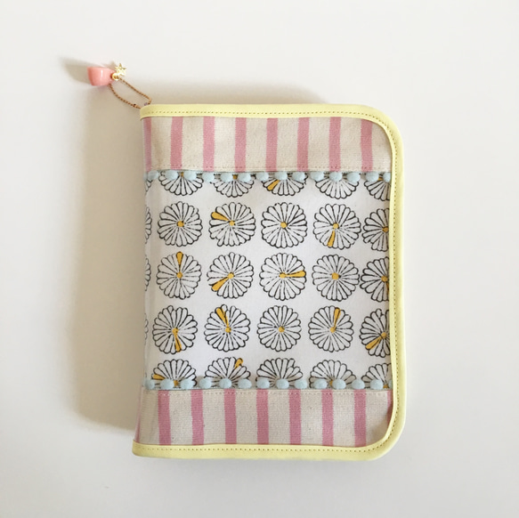 母子手帳ケース（Peace04×ピンク②・きいろ【S】） 雑貨・その他 sisimary 通販 6859242｜Creema(クリーマ)