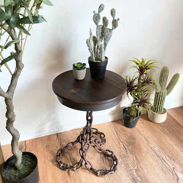 Chain Side Table サイドテーブル STUDIO ZALTS 通販 7239998｜Creema(クリーマ)