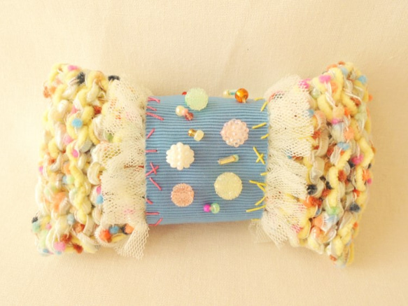 BON BON RIBBON 【B】 ブローチ Amy et Noey 通販 775137｜Creema(クリーマ)