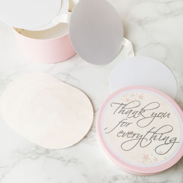 【在庫限り】寄せ書きBOX -Pink- メッセージカード TSUMUGIFT 通販 5690381｜Creema(クリーマ)