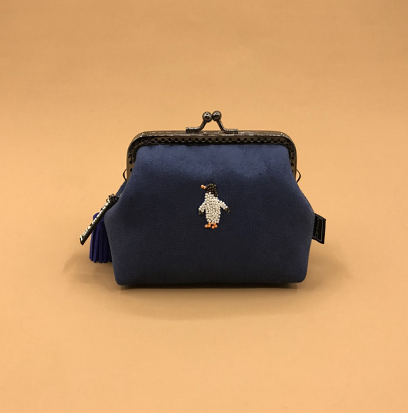 リトルペンギン ゴールドバッグ 小銭入れ ビーズ小銭入れ がま口 Clémence 通販 5462275｜Creema(クリーマ)