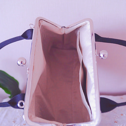 がま口2wayバッグ｜ハンド＆ショルダー＊ブラック帆布＊小ぶりなサイズ感で、装いにさりげない上品さを ショルダーバッグ ...