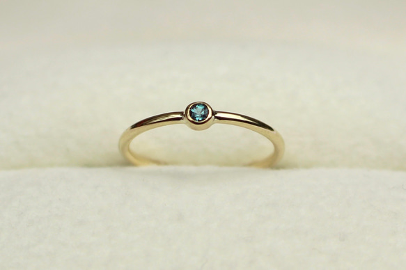 Alexandrite (Brazil) 2mm / K10YG 指輪・リング _r_a_z_a_ 通販 5205545｜Creema(クリーマ)