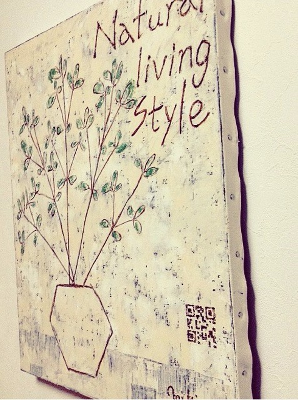 油彩画 Natural living style 絵画 ICHI 通販 3160070｜Creema(クリーマ)