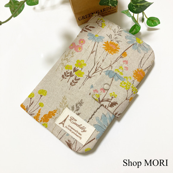 アデル・ボタニカル柄 母子手帳ケース マルチケース 名刺入れ・カードケース Shop MORI 通販 12578624｜Creema(クリーマ)
