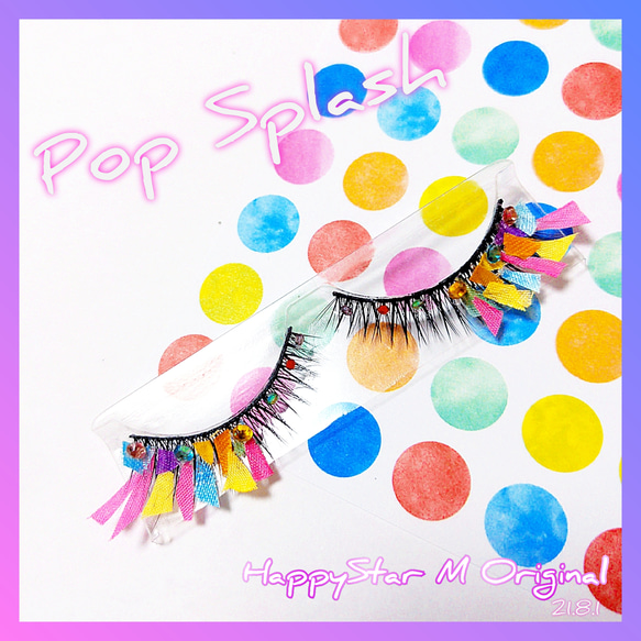 ️★Pop Splash★partyまつげ ポップスプラッシュ★送無料 即買不可 その他アクセサリー HappyStarM 素敵を届けます ...