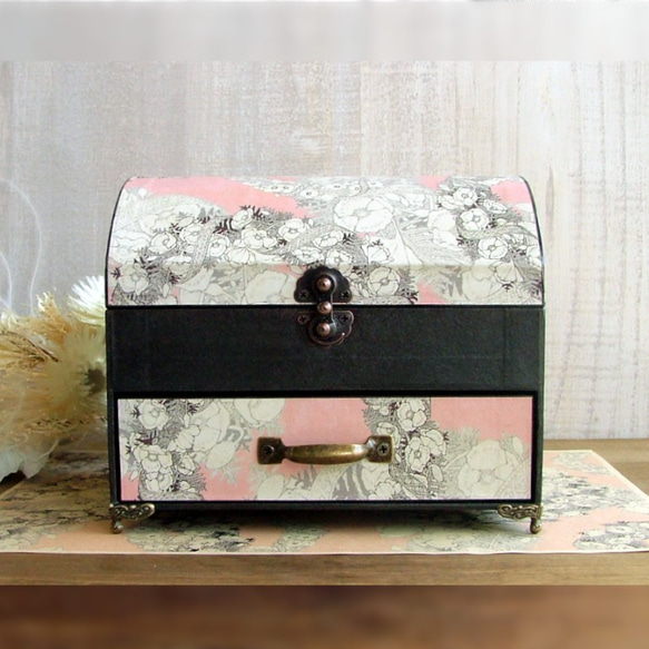 ジュエリーチェスト・さくらピンク その他ケース 一辺一辺 通販 11700463｜Creema(クリーマ)