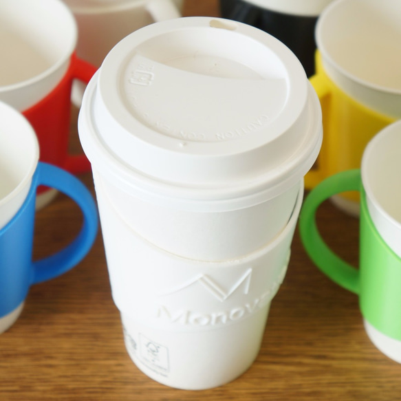 3Dプリンタで作るオーダーメイドのオリジナルペーパーカップホルダー16oz：MonoCup TriangleCut 16 ティーカップ ...