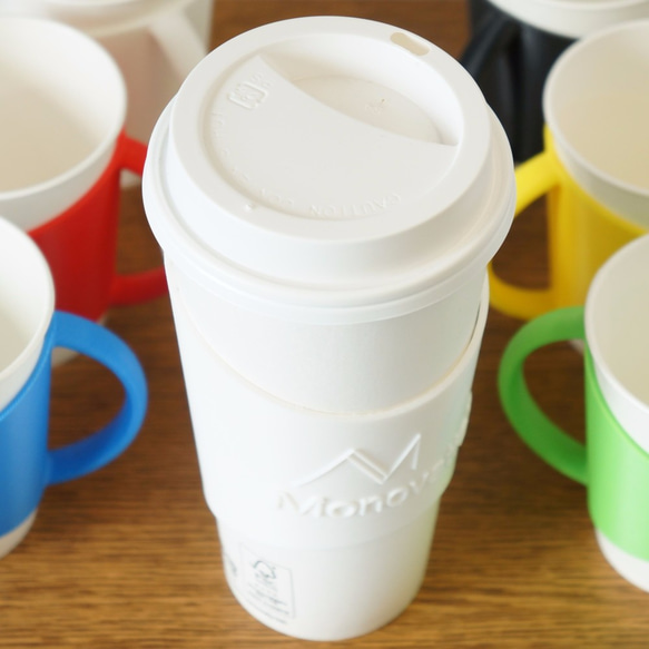 3Dプリンタで作るオーダーメイドのオリジナルペーパーカップホルダー20oz：MonoCup TriangleCut 20 ティーカップ ...