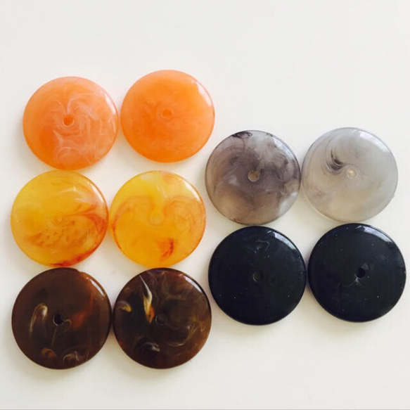 10個マーブルスペーサービーズ ビーズ Parts shop Colorato 通販 3987326｜Creema(クリーマ)