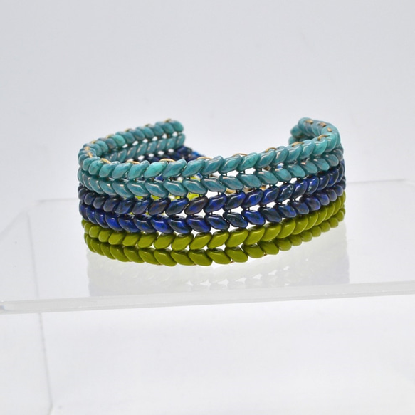 スーパーデュオ3LINE バングル バングル・リストバンド BeadsOne17 通販 3913028｜Creema(クリーマ)