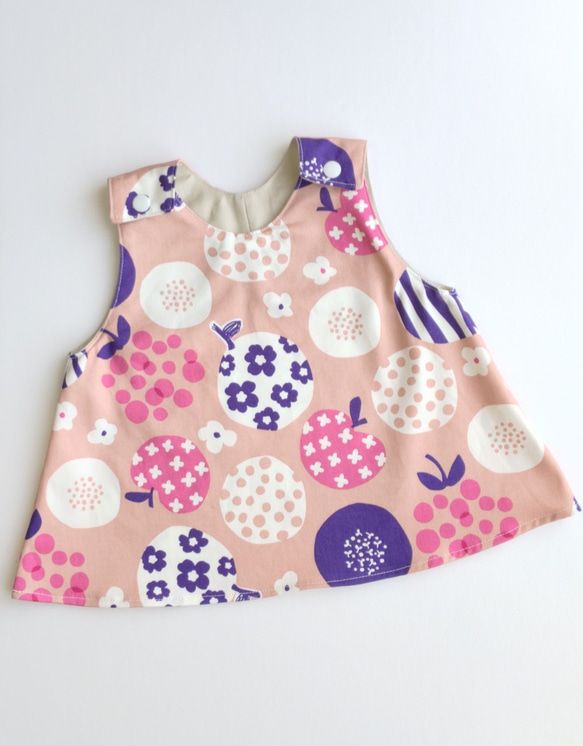 80センチ☆ベビーチュニック(フルーツとお花) ベビー服 m-furufuru 通販｜Creema(クリーマ)