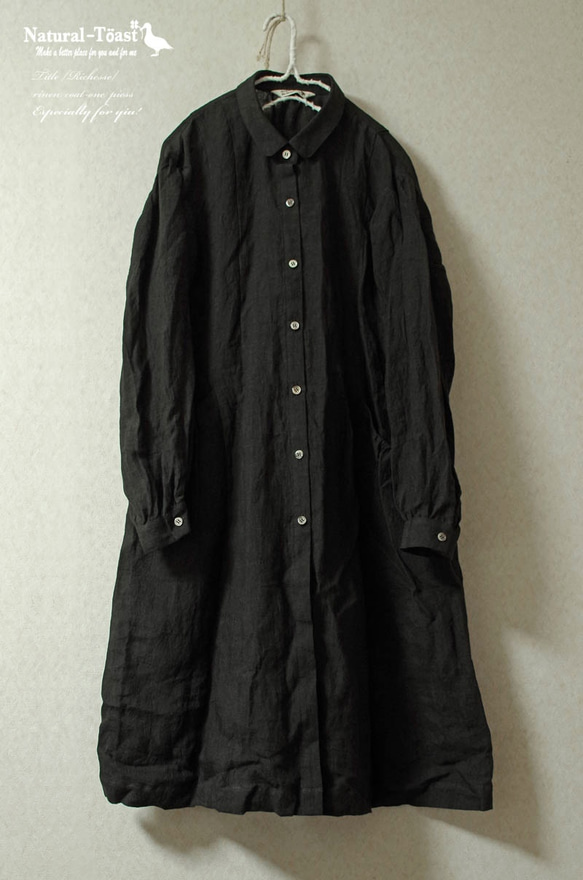 「リシェス」 墨色 ワンピース Natural-Toast 通販 3827040｜Creema(クリーマ)