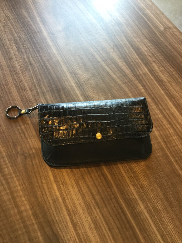 【SALE 7/2まで】本革 クラッチバッグ クロコ型押し クラッチバッグ wasei 通販 3930910｜Creema(クリーマ)
