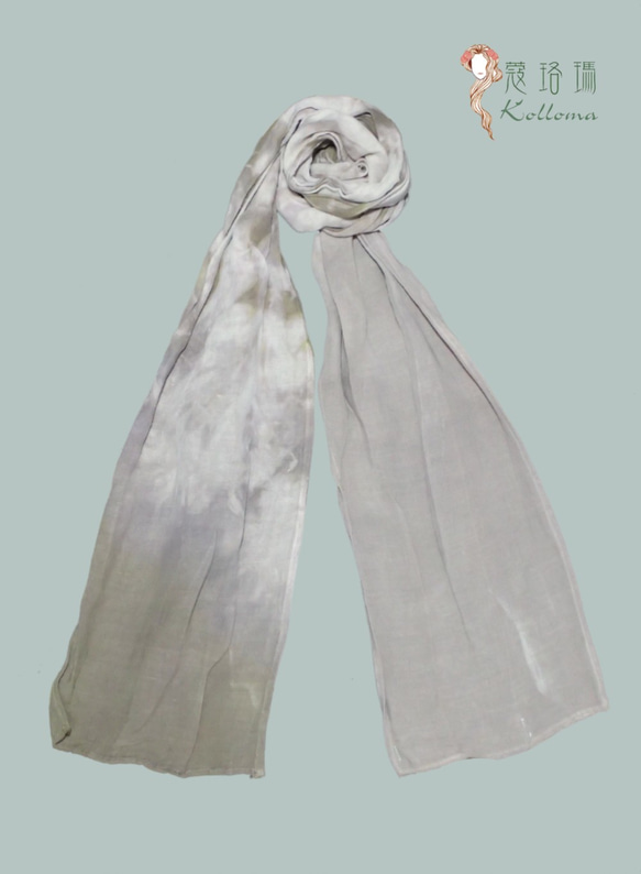 ♔Koroma♘ Ⓓⓔⓢⓘⓖレンダリングコットンとリネンの多目的ロングスカーフ-カーキ スヌード Kolloma 通販｜Creema(クリーマ ...