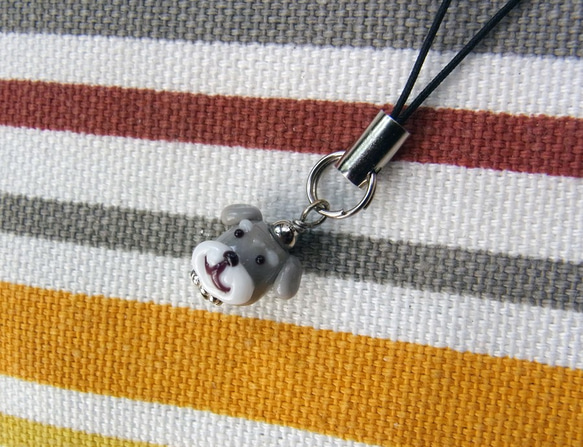 ストラップ・シュナウザー 携帯ストラップ グラスオリジナル 通販｜Creema(クリーマ) 5381528