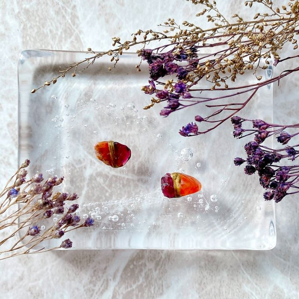 金継ぎイヤーアクセサリー【ガーネット×カーネリアン】 イヤリング・ノンホールピアス アンベハリール@ときは 通販 12699334 ...