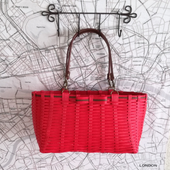 限定プチプレ付き‼️おしゃれコーデ かわいい 人気のかごバッグ(パッションレッド) かごバッグ since∗2017 通販 4089809 ...
