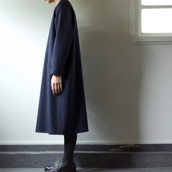 saxony wool one piece/navy ワンピース FRECKLE 通販 8059202｜Creema(クリーマ)