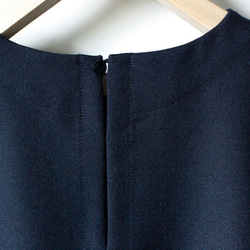 saxony wool one piece/navy ワンピース FRECKLE 通販 8059202｜Creema(クリーマ)