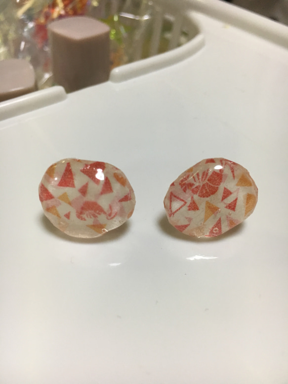 伊勢えびピアス ピアス（スタッド・一粒） miyako 通販 5594013｜Creema(クリーマ)
