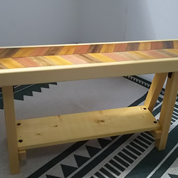 ヘリンボーン ディスプレイ棚 ベンチ ソファ・ベンチ Kamon 通販｜Creema(クリーマ)