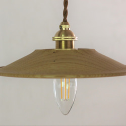 木製ランプシェード：栗の木：サイズφ210 シーリングライト・ペンダントライト woodworks one 通販 7588417｜Creema ...