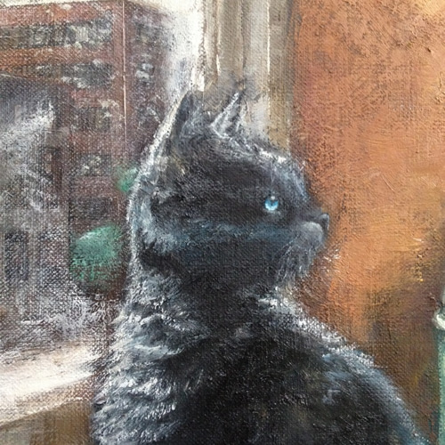 油絵F8号 窓辺の黒猫 絵画 黄土6号 通販 9386350|Creema(クリーマ) 油絵F8号 窓辺の黒猫 絵画 黄土6号 通販 9386350|Creema(クリーマ)
