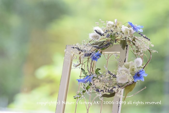 【送料無料】「Moment」自然素材リースN101 ドライフラワー Nature's 工房 -晶- 通販 7552734｜Creema(クリーマ)