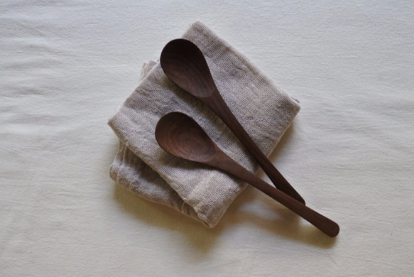 スプーン ウォールナット カトラリー 栗秋木工 通販 4175411｜Creema(クリーマ)