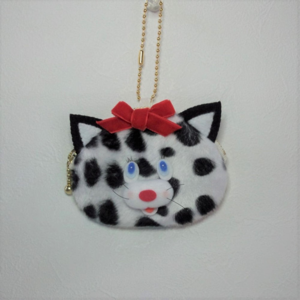 (小)ダルメシアン柄ネコポーチ 小銭入れ・コインケース MOLY 通販 11611105｜Creema(クリーマ)