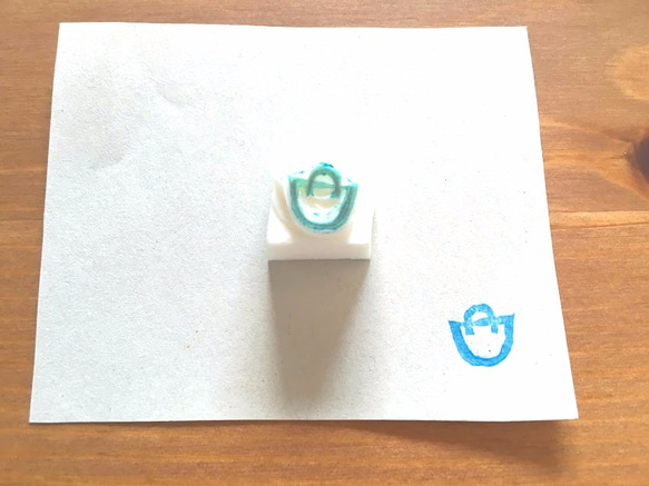 【送料無料】買い物マークの消しゴムはんこ はんこ・スタンプ じゅりごん 通販 2347388｜Creema(クリーマ)