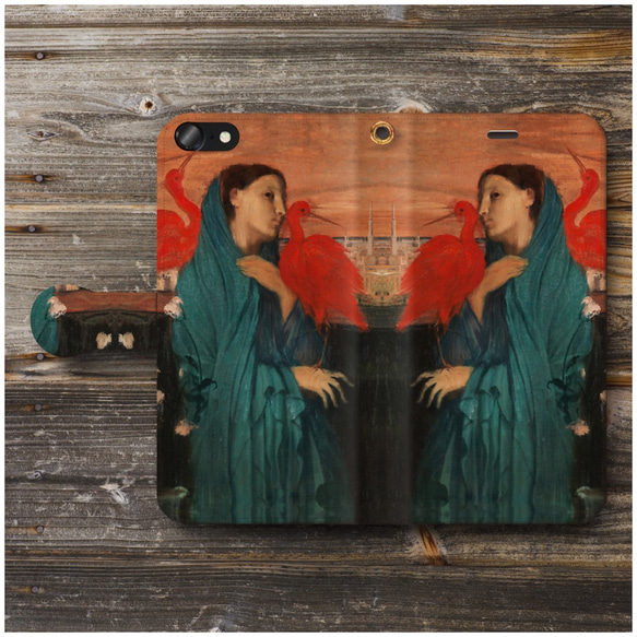 スマホケース手帳型【エドガードガ Ibis】全機種対応 絵画 かわいい iPhoneX XS XSmax XR スマホケース・カバー ...