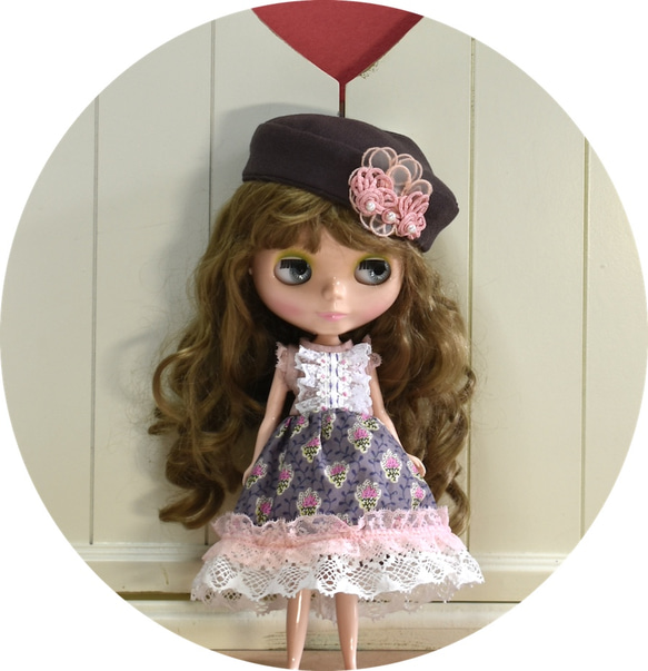ブライスの服 お花のワンピースと帽子 2点セット その他人形 Doll Dress レイ 通販｜Creema(クリーマ) 4582384