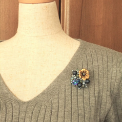 SALE Brooch 花 （K0831) ブローチ さくら庵 通販｜Creema(クリーマ) 8010045