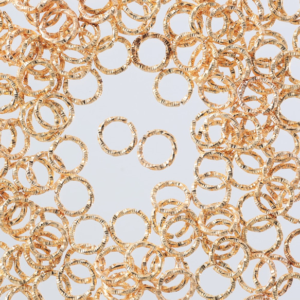 デザイン丸カン ゴールド 8mm 200個 マルカン 金具 ハンドメイド 手芸 アクセサリー パーツ AP2144 金具・チェーン ...