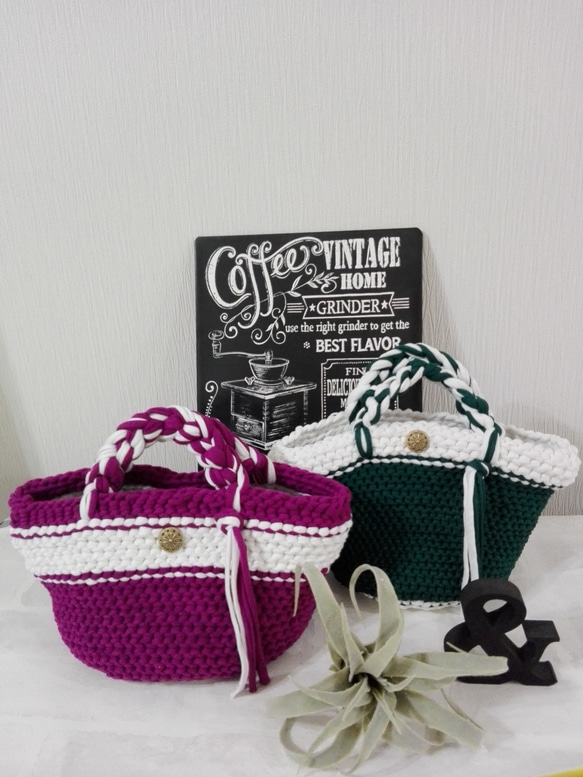 ズパゲッティバッグ マルシェバック その他バッグ 22YUKKI 通販 4394442｜Creema(クリーマ)